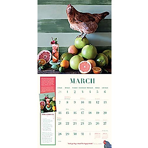 Drinking with Chickens Wall Calendar 2021