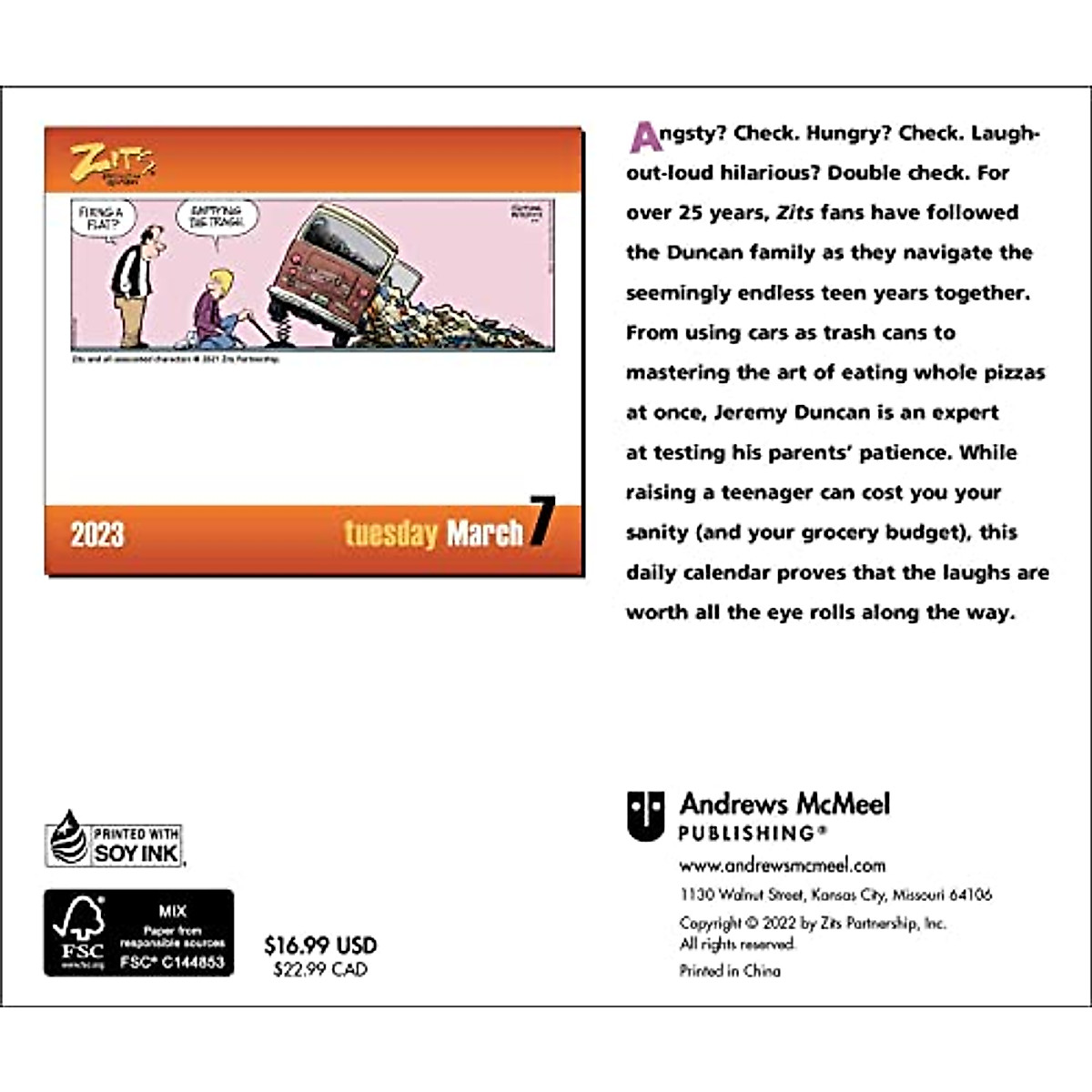 Zits 2023 Day-to-Day Calendar