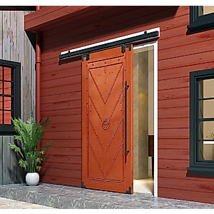 DIYHD 10FT Box Track Double Sliding Barn Door Hardware