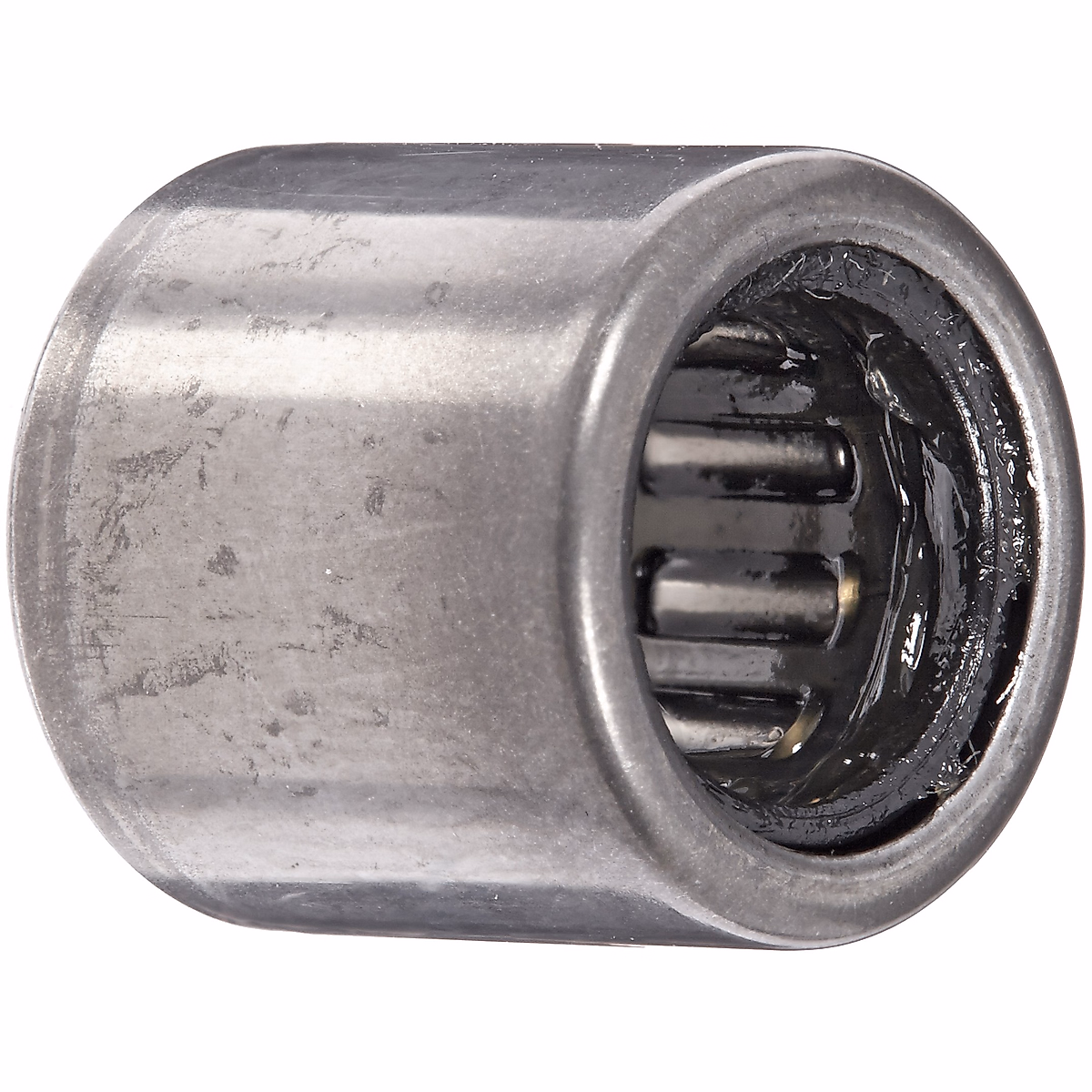 INA - HK0812-2RS HK08122RS Needle Roller Bearing, Caged Drawn Cup, Outer Ring and Roller, Steel Cage, Open End, Double Sealed, Metric, 8mm ID, 12mm OD, 12mm Width, 20000rpm Maximum Rotational Speed