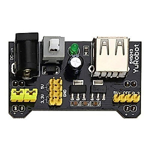 CorpCo MB102 Breadboard Power Supply Module 3.3V/5V for Arduino Board Solderless Breadboard