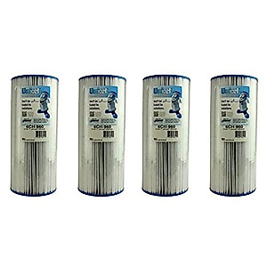 Unicel 4 6CH-960 Premium Replacement Pool Spa Filter Cartridges 6540-476