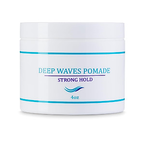 OCEAN VIEW DEEP WAVES POMADE Butter Love, 360 Wave Grease for Men Promotes Layered Waves, Moisture, Control and Silky Shine – All Natural Wave Cream with Shea Butter and Beeswax for Wolfing (4 oz)