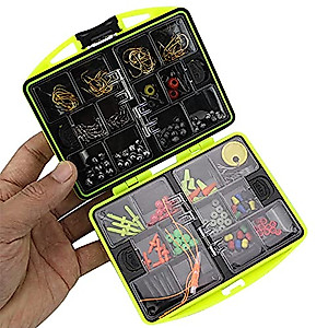 NC Fishing Material Box Kit, 24 Kinds of Fishing Hooks, Multi-Functional Fishing Material Kit, Spoon Hook, Driver, Accessory Box, Tool Set