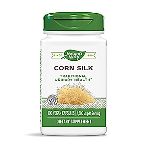 Nature's Way Premium Herbal Corn Silk, 1,200 mg per serving, 100 Capsules