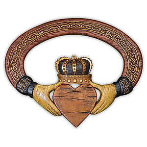 Abbey Gift Press Claddagh Wall Hanging and Card, Brown (54999T)