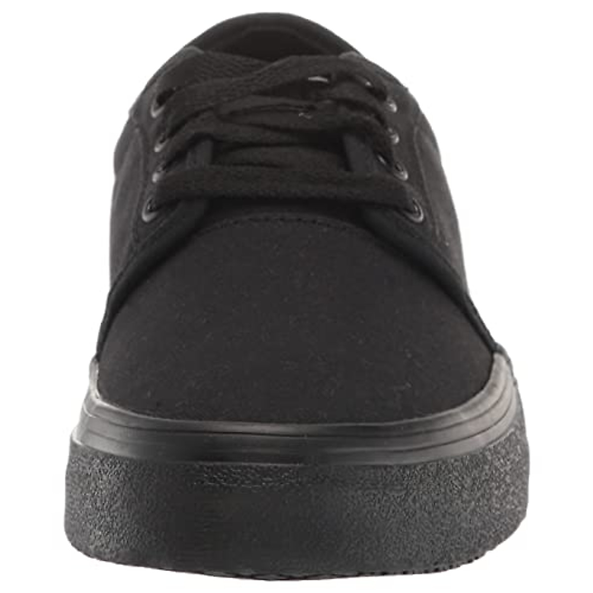 Shoes for Crews Merlin, Men's, Women's, Unisex Slip Resistant Canvas Work Shoes, Water Resistant, Black, Men's 9.5 / Women's 11