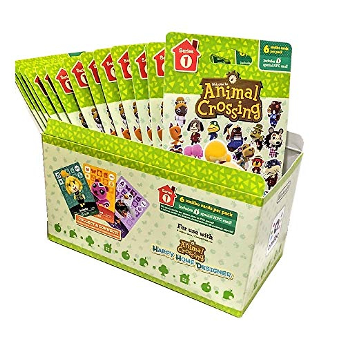 Animal Crossing Amiibo Cards Series 1 2 3 4 Set Bundle (72 Packs) (6 Cards Per Pack / 456 Cards)