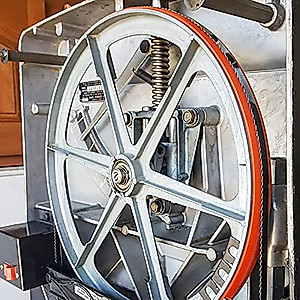 Upgrade Band Saw Urethane Tires - 14" x 1" x .095" (2 Pack) Compatible with Jet, Grizzly, and Powermatic Band Saws