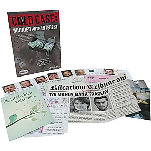 Think Fun ThinkFun Cold Case: Murder with Interest – A Murder Mystery Game in a Box for Ages 14 and Up