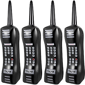 4 Pcs Inflatable Phone 80s 90s Halloween Party Decorations Retro Inflatable Mobile Phone Props for Halloween Hip Hop Theme Birthday Party Decorations Supplies, 26 Inch