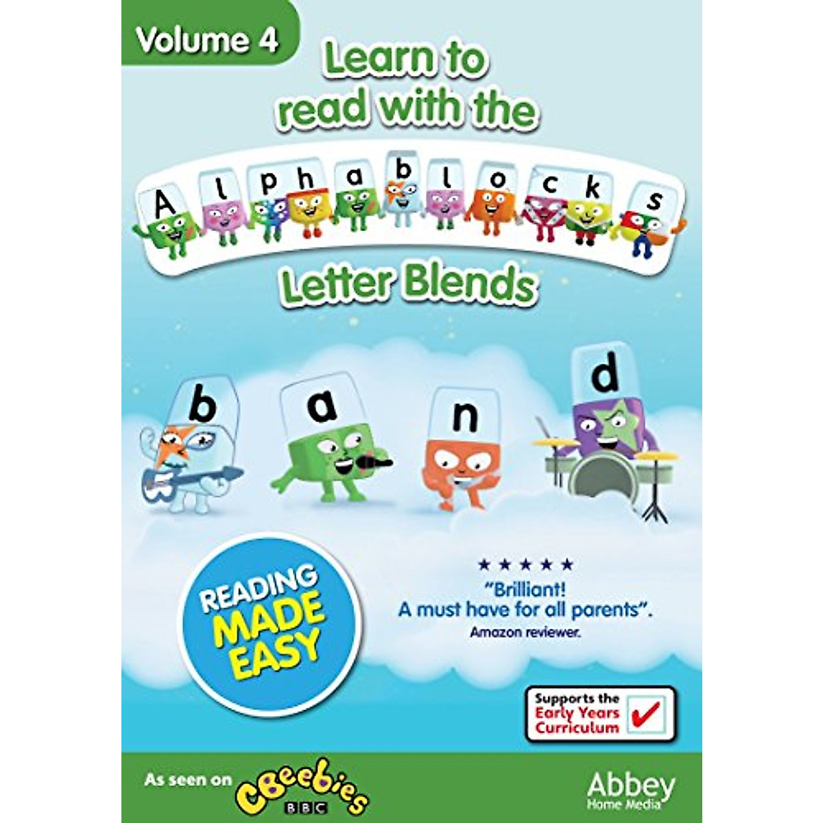 Learn To Read With the Alphablocks - Letter Blends Volume 4 [DVD]