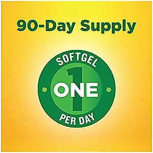 Vitamin D3, 90 Softgels, Vitamin D 2000 IU (50 mcg) Helps Support Immune Health, Strong Bones and Teeth, & Muscle Function, 250% of the Daily Value for Vitamin D in One Daily Softgel