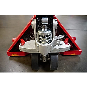 PEC Pallet Jack Forklift with Build-in Scale, 5000lbs Capacity Weighing, 48" Standard Fork, Fully Assembled for Heavy-Duty Industrial and Warehouse (Without Printer)