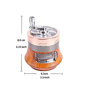 Txyooczy Spice Grinder (2.5 INCH, Black),Easy Clean