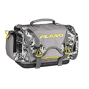 Plano B-Series 3600 Mossy Oak Manta Tackle Bag, Manta Camo with Yellow Accents, Includes 4 StowAway Utility Boxes, Soft Fishing Tackle Storage for Offshore & Onshore