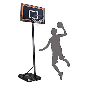 Basketball Hoop,7-10FT Adjustable Portable Basketball Backboard with Stand and Wheels Basketball Stand for Kids Teenagers Adults Outdoor/Indoor