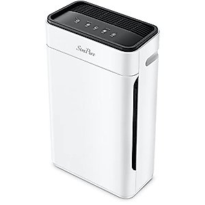 SimPure HP8 Air Purifier for Home Large Room & Bedroom & Office, Quiet True HEPA Filter Air Cleaner for Allergies, Pets, Smokers, Eliminates Allergens, Smoke, Odors, Dust, Pets Hair Dander, Mold
