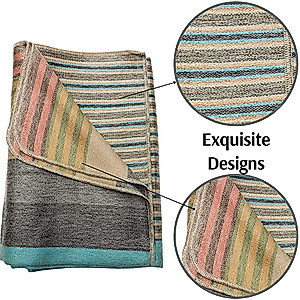 DAVLINA, Alpaca Wool Throw Blanket | 67" x 95" | Super Soft, Lightweight, Breathable and Hypoallergenic | Non-Itchy or Scratchy
