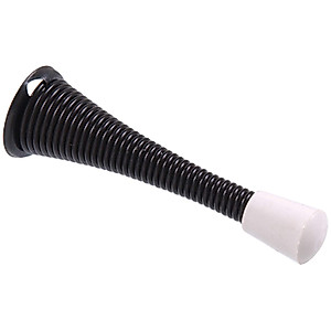 Hardware Essentials 852349 Spring Door Stops Oil Rubbed Bronze -2 Pack