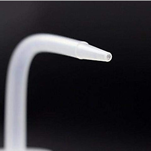 SYBL 2Pcs 150ml 5oz Safety Wash Bottle with Bent Tip Narrow Mouth Plastic Squeeze Watering Containers Label Tattoo Wash Bottle