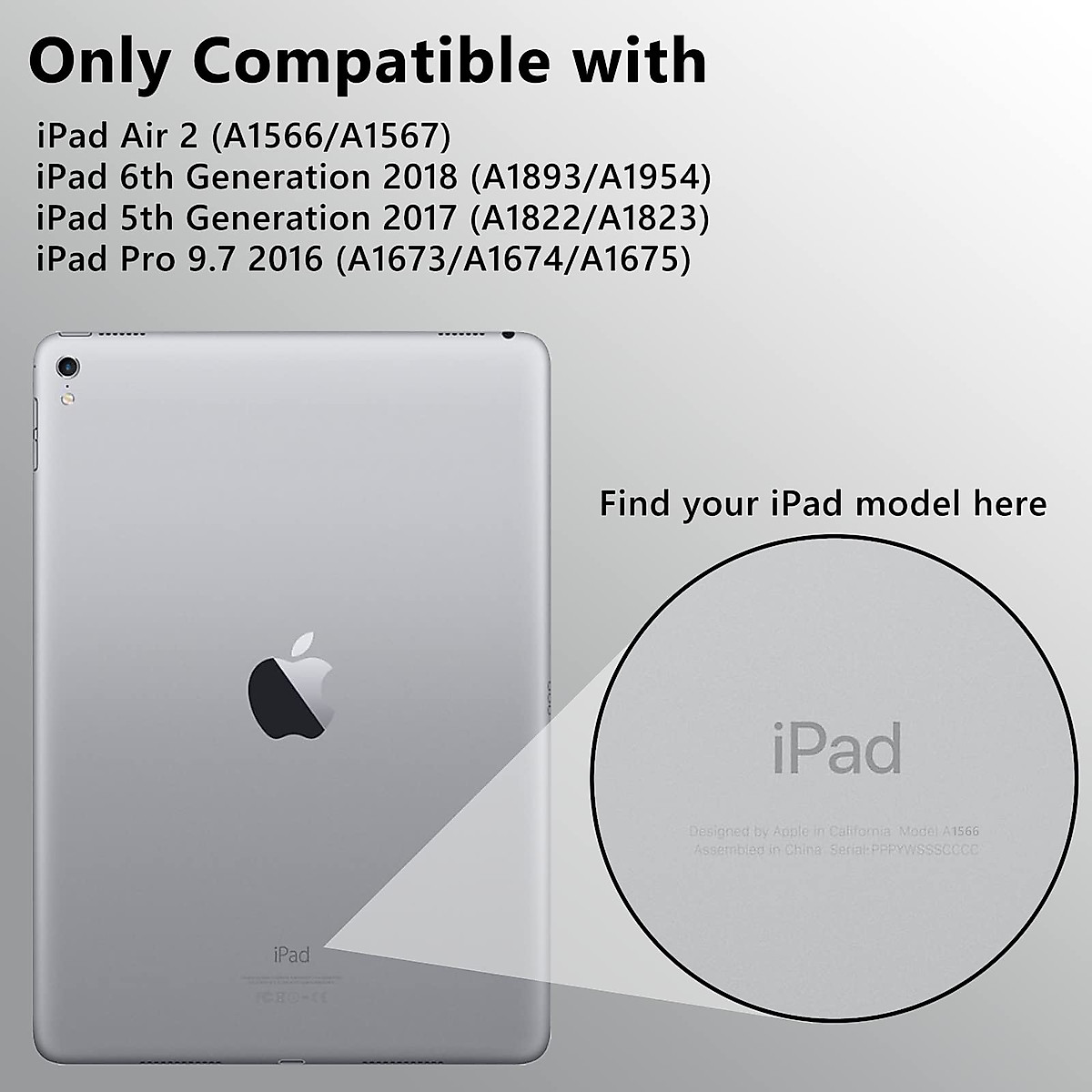 VOFUOE for iPad 9.7 Case 2018 for iPad 6th Generation Cases Butterfly Kickstand Pencil Holder, for iPad 5th Gen 2017 Case 2 in 1 Heavy Duty Rugged Cover for Kids Girls, Pink