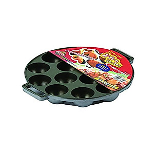 Pearl Metal D-6535 DECSEII Fluorine Processed Takoyaki Pan, 14 Holes