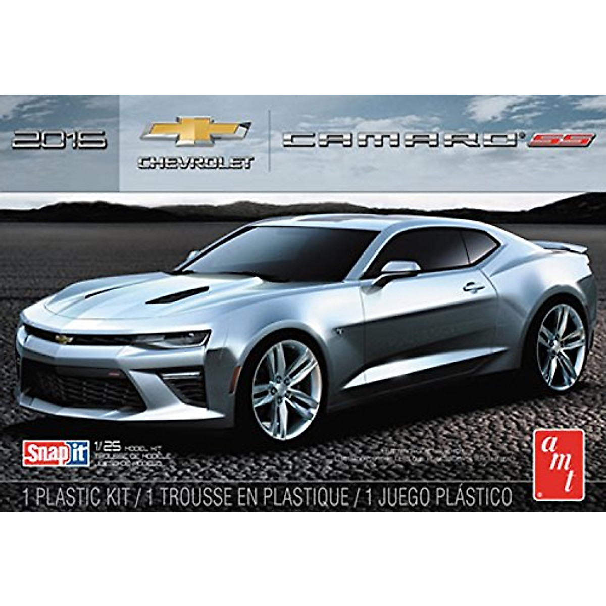 AMT AMT982 1:25 Scale 2016 Chevy Camaro SS Model Kit