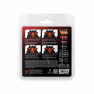 Vallejo - Red Color Set | Contains 4 bottles x 18 ml (0.60 fl.oz.)