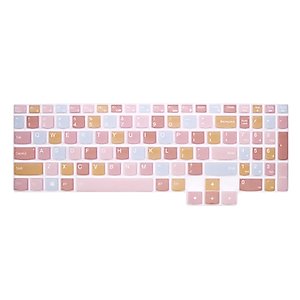 WYGCH Silicone Keyboard Cover for Lenovo Legion 5 Keyboard Cover/for Lenovo Legion 5 Series Legion 5 5i 5p 5pi 15.6" and 17.3 Inch Gaming Laptop/for Legion Keyboard Skin Protector-Pink Sweet Heart