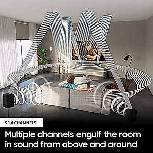 SAMSUNG HW-Q950T 9.1.4ch Soundbar with Dolby Atmos/ DTS:X and Alexa Built-in (2020), Black