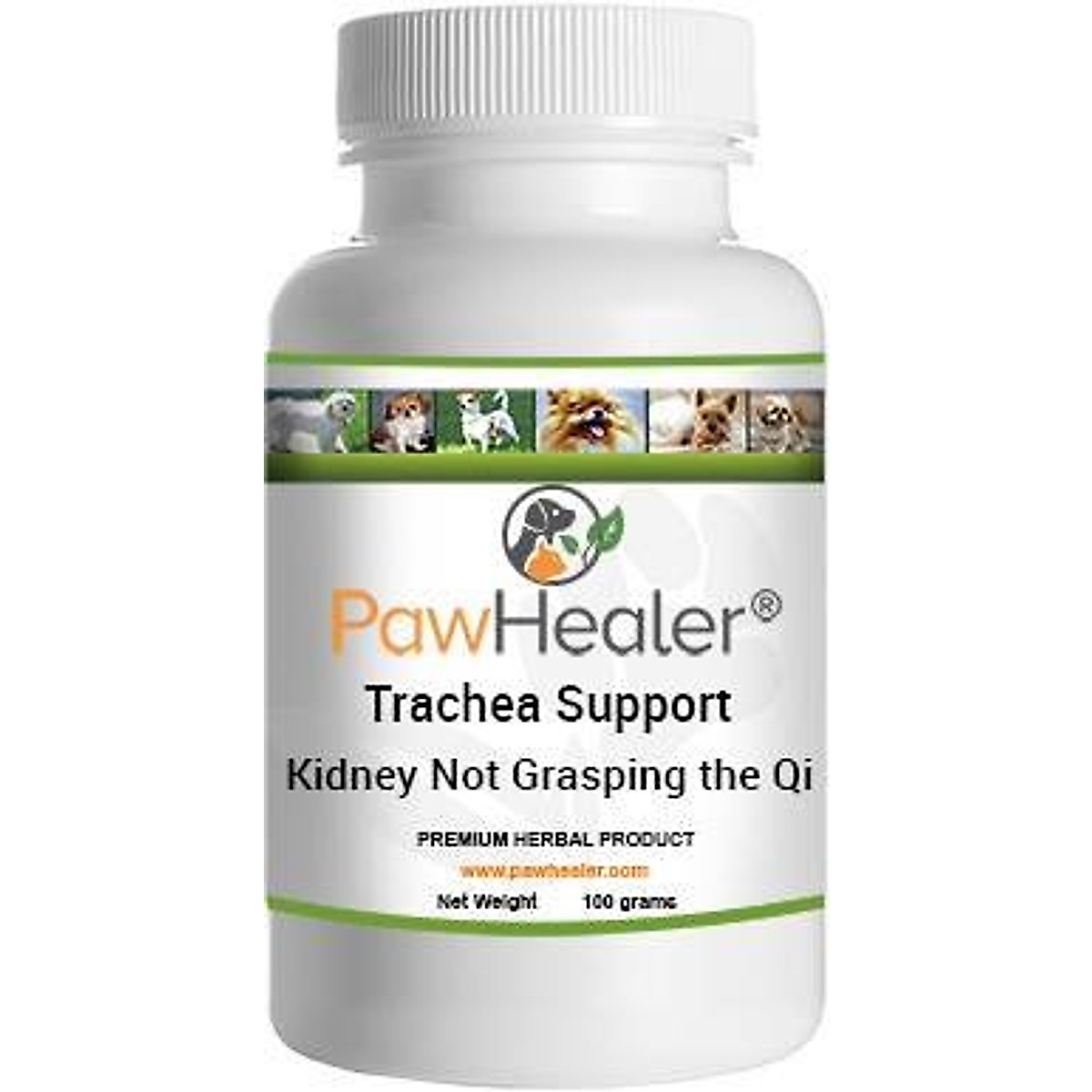 PawHealer Breathing Problems - Trachea Support: Kidney Not Grasping The Qi Formula - Herbal Remedy for Dogs with Breathing/Wheezing Difficulties - Premium-Grade Herbs