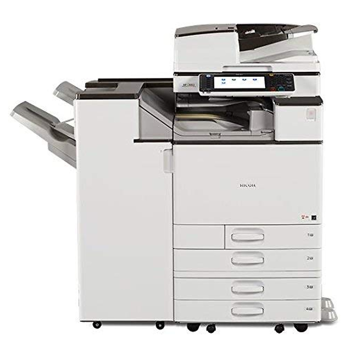 Ricoh Aficio MP C4503 Color Multifunction Copier- A3, 45 ppm, Copy, Print, Scan, 2 Trays and Stand (Renewed)