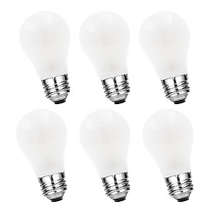 Mandala Crafts Frosted E26 A15 Incandescent 40w Appliance Light Bulbs Refrigerator Light Bulbs, Oven Light Bulbs, Microwave Light Bulbs, Stove Lightbulbs