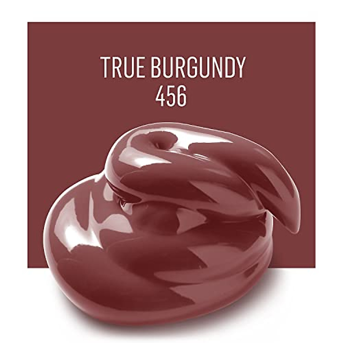 FolkArt Acrylic Paint in Assorted Colors (2 oz), 456, TRUE Burgundy (Pack of 2)