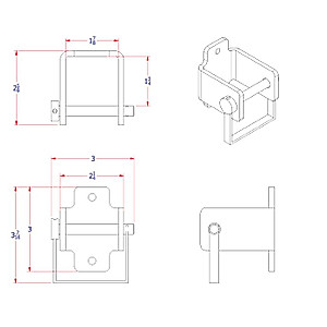 Stainless Steel Tool Holder Bracket for Shovels, Brooms, Rakes, Tools, and More for Semi Trucks, Custom Builds, Semi Tankers, Trailers, Tow Trucks, Yard Maintenence, Headache Racks, and more