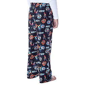 Beyblade Burst Super King Boys' Spinner Tops Allover Character Kids Sleepwear Lounge Bottoms Pajama Pants (8) Black