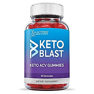 Justified Laboratories (2 Pack) Keto Blast Gummies 1000MG ACV with Pomegranate Juice Beet Root B12 120 Gummys