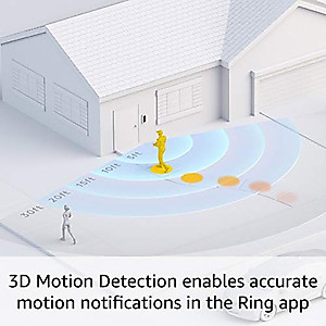 Ring Video Doorbell Pro 2 with Ring Floodlight Cam Wired (White)