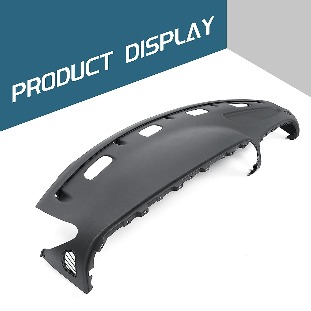 KUAFU Dash Replacement Compatible with 1998 1999 2000 2001 2002 Dodge Ram 1500 2500 3500 Dash Panel Dash Top Dashboard Replacement (Dark Gray)