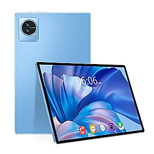 Jopwkuin Office Tablet, US Plug 100‑240V 8GB RAM 128GB ROM 10.1 Inch IPS COTA Core CPU Dual Camera Tablet PC 5G WiFi for Travel (#4)
