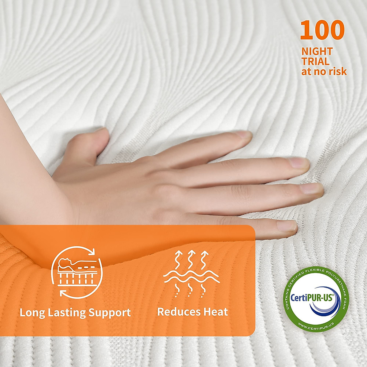 ESHINE King Adjustable Bed Frame-Luxury Gel Memory Foam(783 Pocket Springs), Bed Base Frames with Massage, Wireless Remote, USB, Under Bed Night Light, Head and Foot Incline