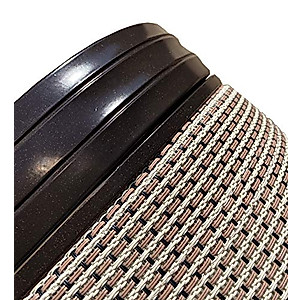 Sunny Furnishings Samo Sling Outdoor Ottoman Set of 2