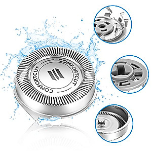 SH30 Replacement Heads for Philips Norelco Series 3000, 2000, 1000 Shavers and S738 Click and Style Fits The Following Models: S1150, S1015, S1100, S1560