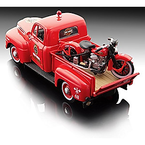 Maisto 1:24 Scale Harley Davidson 1936 EL Knucklehead + 1948 Ford F-1 Die-Cast Vehicle