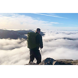 DD HAMMOCKS Bergen Rucksack - Olive Green: Hiking Backpack 55L MOLLE Compatible With Detachable Tactical Compartments For Backpacking Travel Expedition