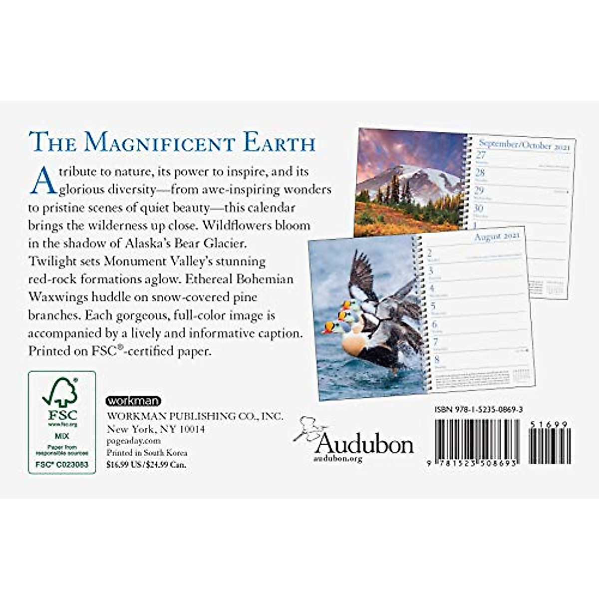 Audubon Engagement Calendar 2021