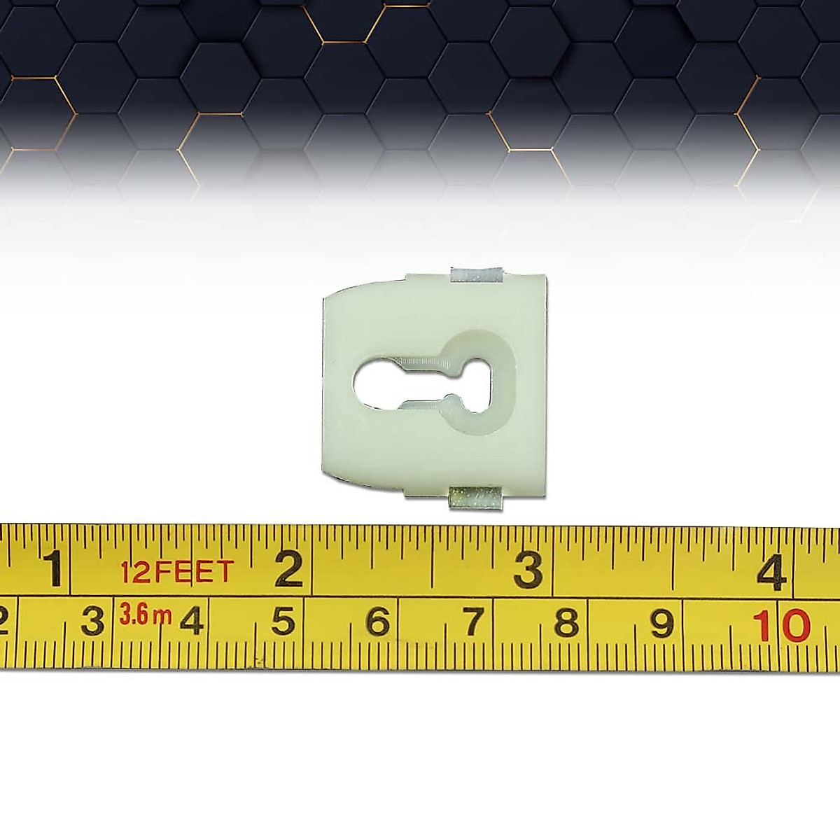 PIT66 Truck Body Side Belt Moulding Molding Trim Clips 10pcs Compatible with Ford F100, F150, F250, F350 1973-1979/Fit Broncos 1978-1979