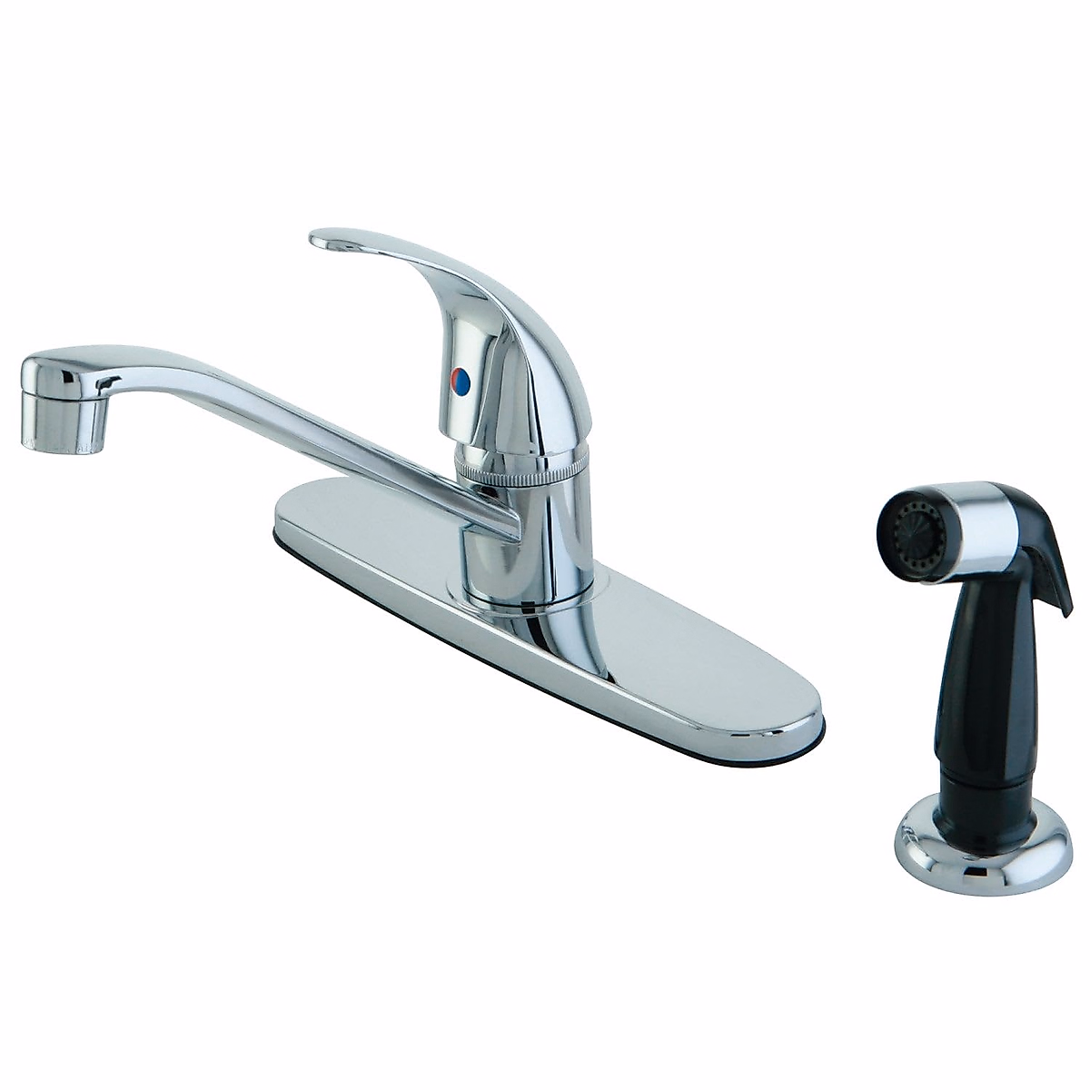 Kingston Brass KB6571LL Legacy 8" Centerset Kitchen Faucet, Polished Chrome