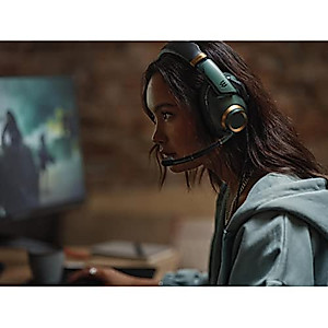 EPOS H6Pro - Closed Acoustic Gaming Headset with Mic - Over-Ear Headset – Lightweight - Lift-to-Mute - Xbox Headset - PS4 Headset - PS5 Headset - PC/Windows Headset - Gaming Accessories (Green)